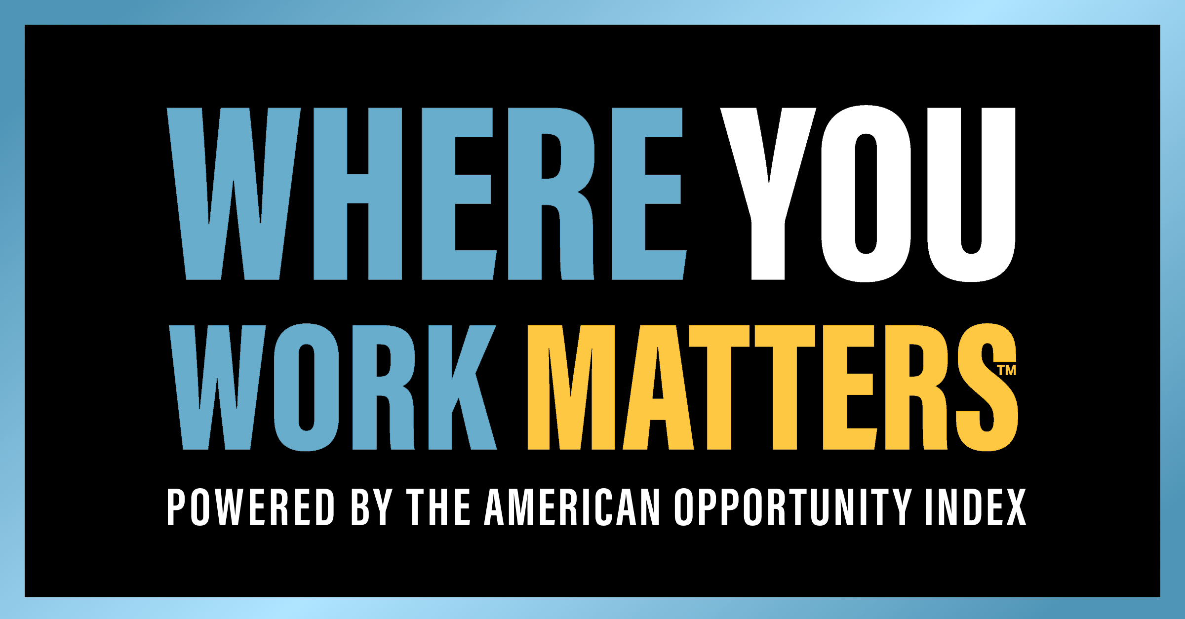 Where You Work Matters